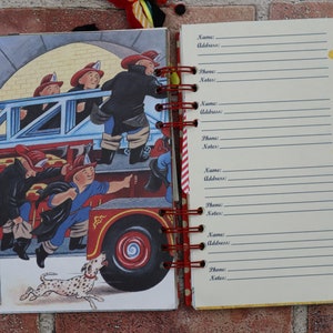 The Fire Engine Book- Little Golden Book Notebook Spiral Bound Junky ...