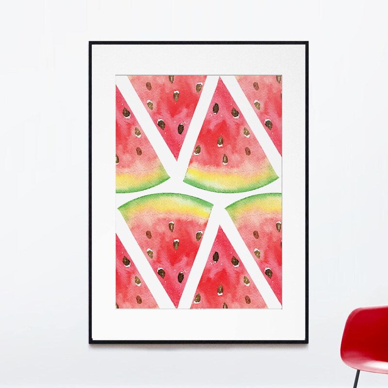 Watermelon Poster - Etsy