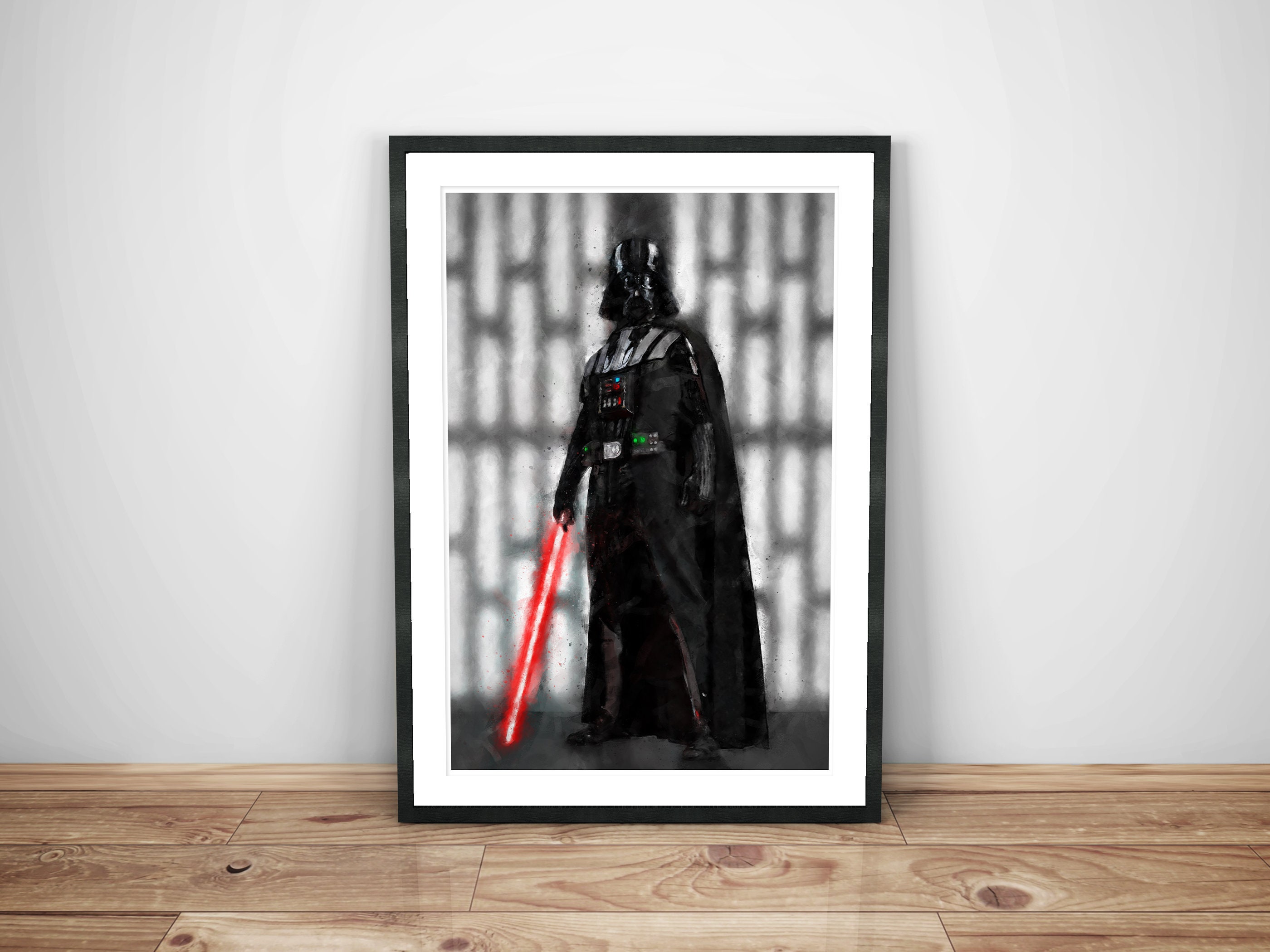 Darth vader poster star wars wall art star wars decor star | Etsy