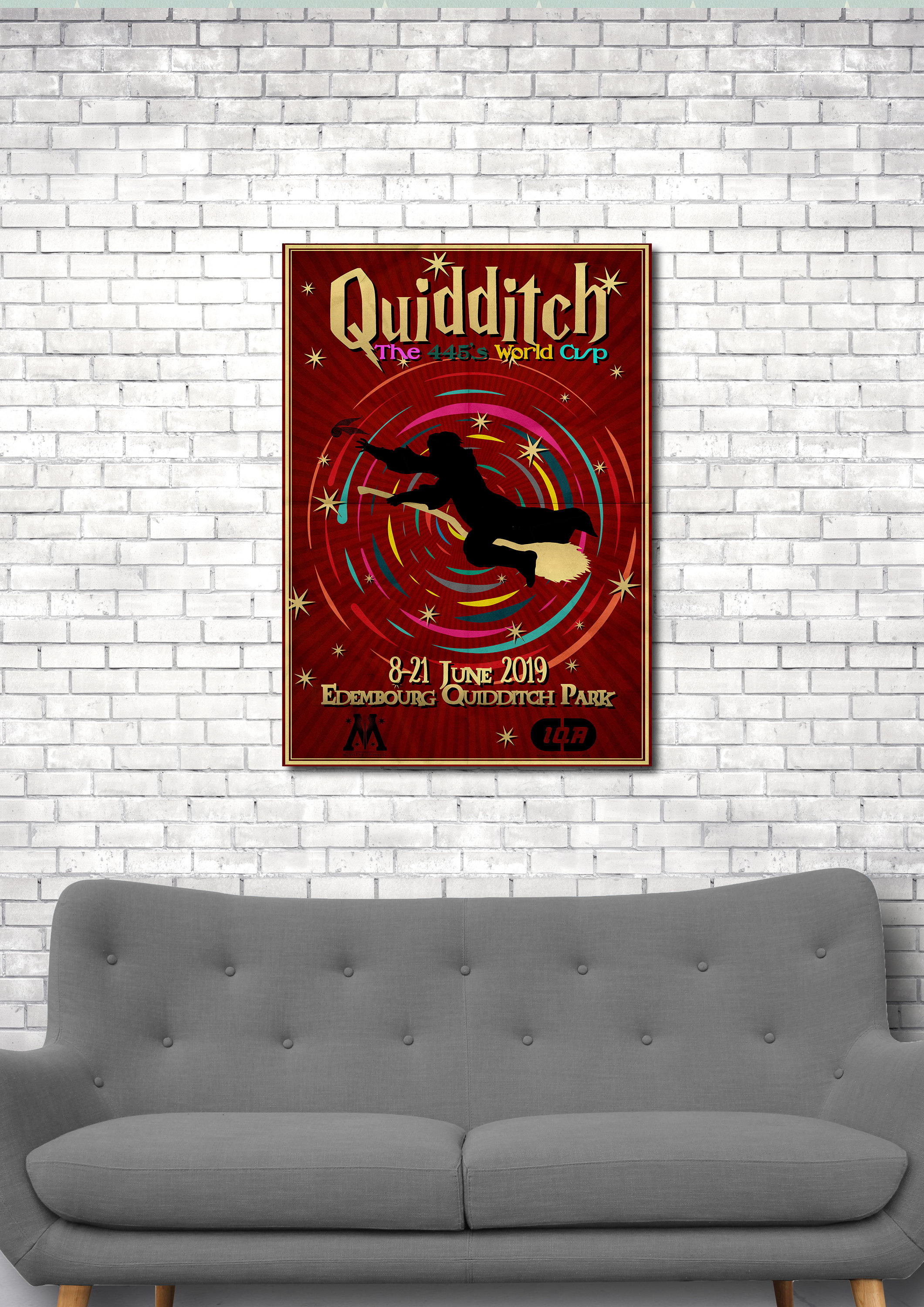 Harry potter poster quidditch harry potter print harry | Etsy