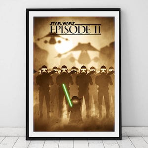 Star wars, episode 2 poster, yoda, stormtrooper, telechargement ...