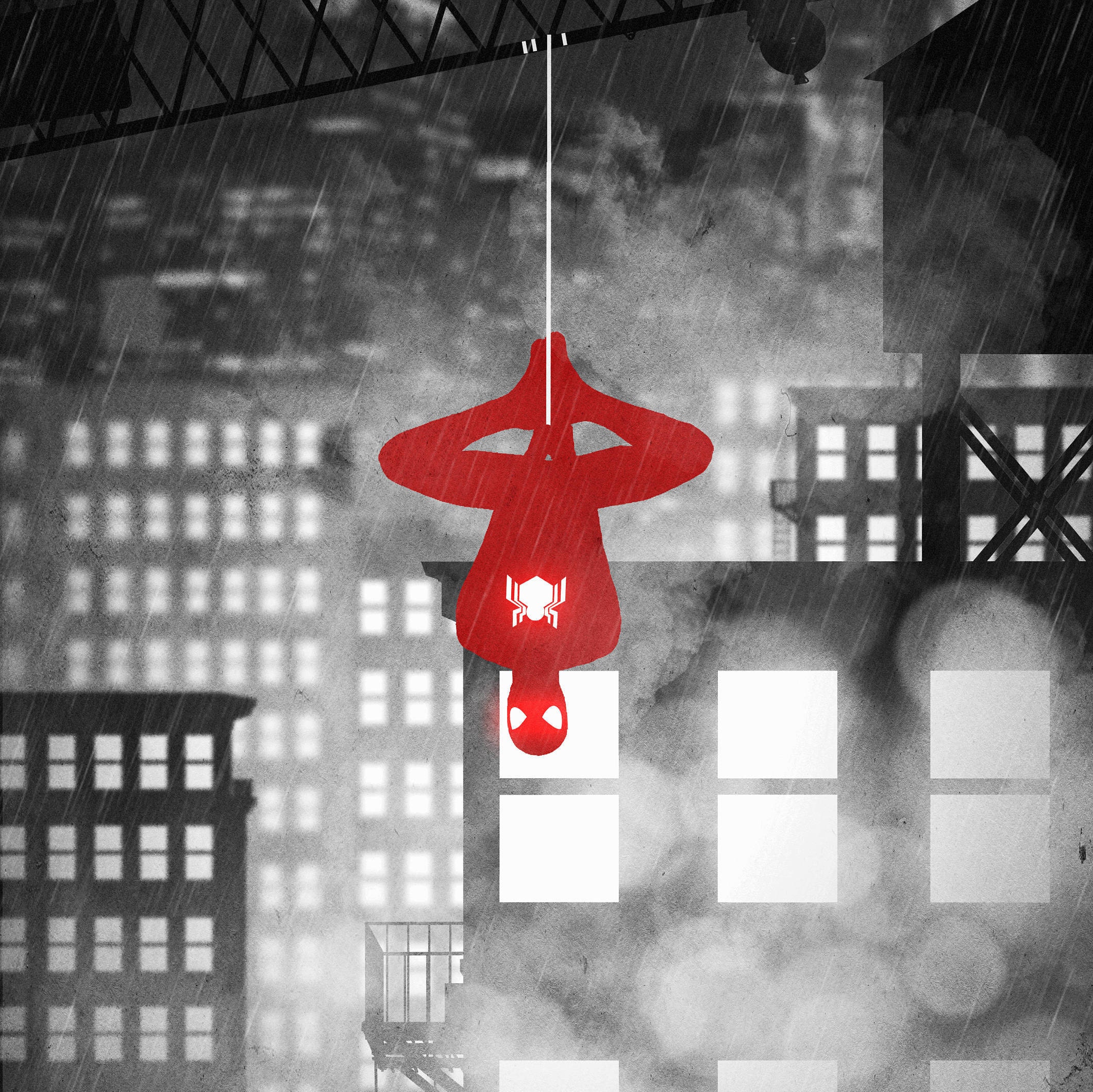 Spiderman Poster Design Spider Man Superhero Spiderman Print - Etsy