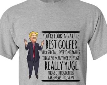Trump Golf Shirt | Etsy