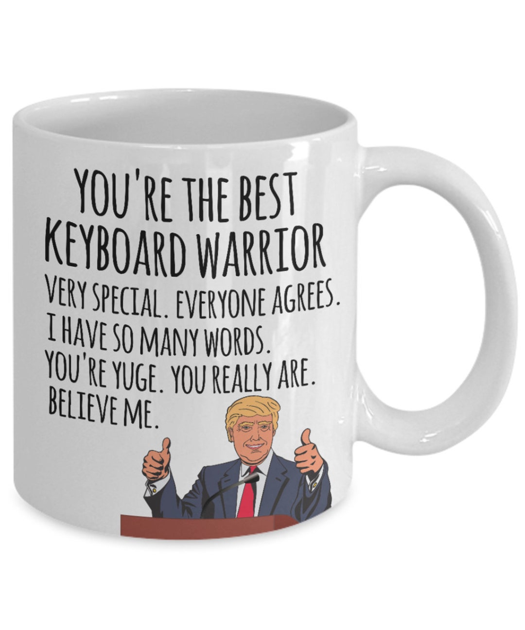 Keyboard Warrior, Gifts for Internet Troll, Funny Trump Gift, Online ...