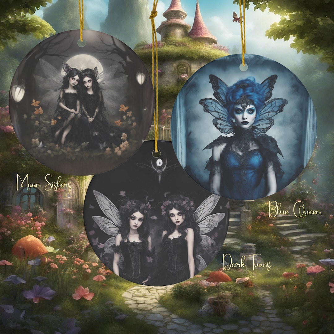 Gothic Scary Fairy, Dark Fairies, Faerie Art Ornament, Fairy Lover ...