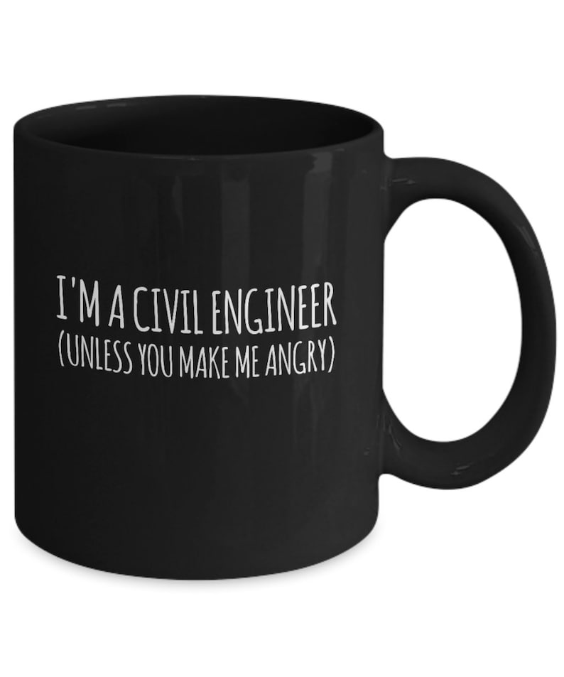 Civil Engineer Mug, Engineering Gift, Funny Engineer Coffee Cup, Civil ...