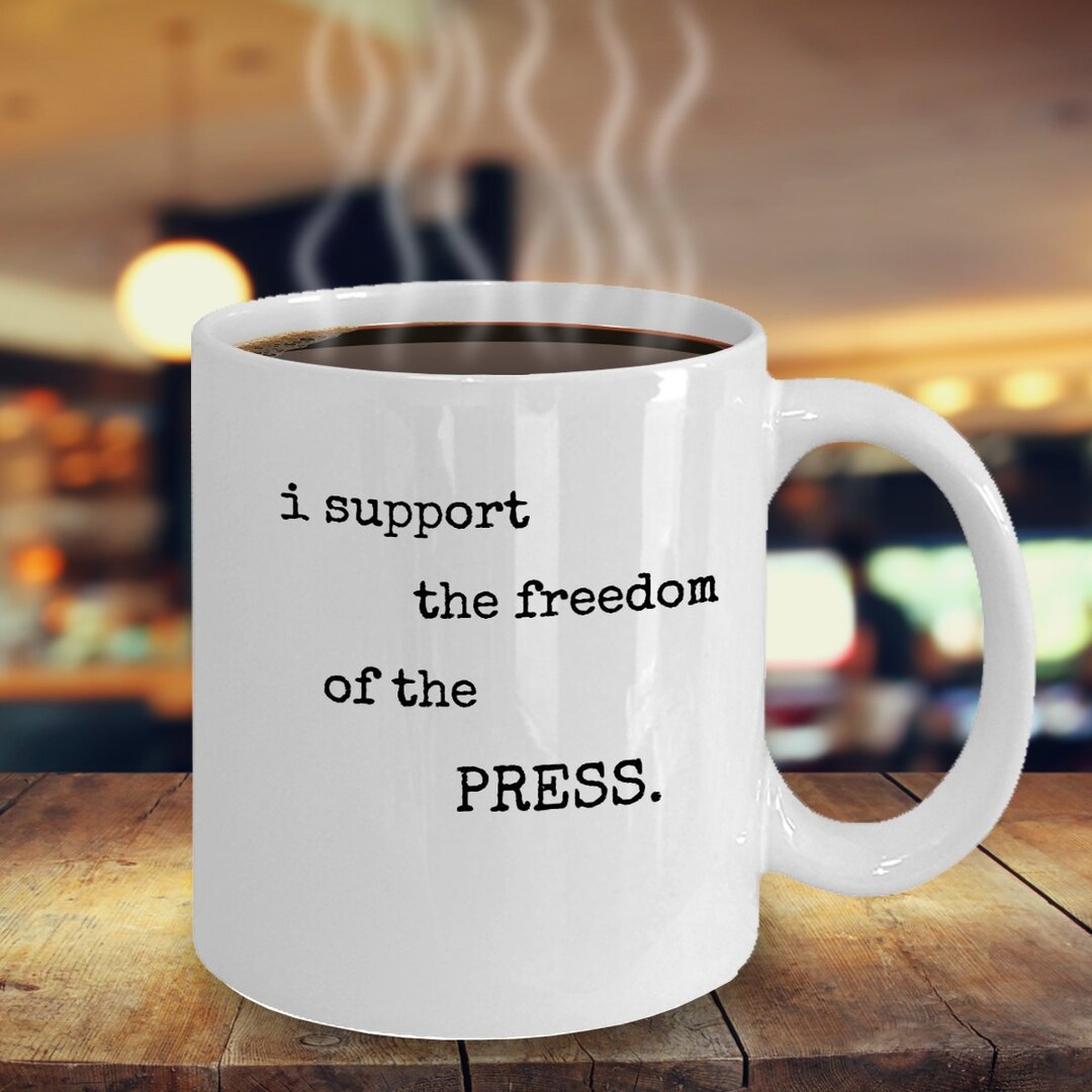 Journalist Gift, Journalism Gift, Journalist Mug, Freedom of the Press ...