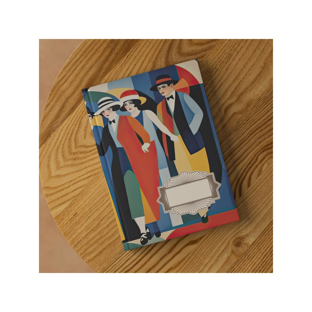 Vintage Hardcover Journal, 1920s Style Notebook, Roaring Twenties ...