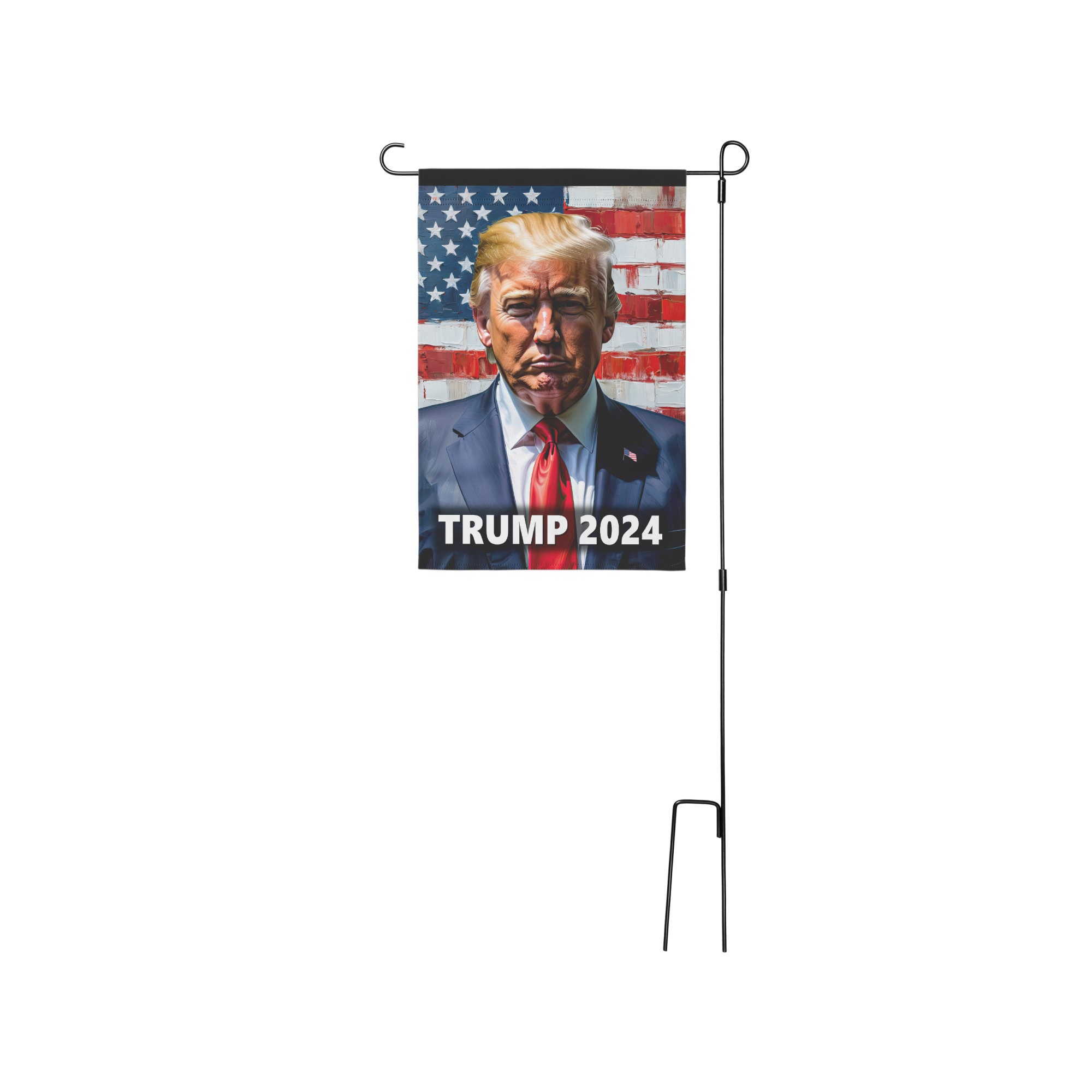 Trump 2024 Yard Flag, Vertical Yard Sign, Weather-resistant American ...