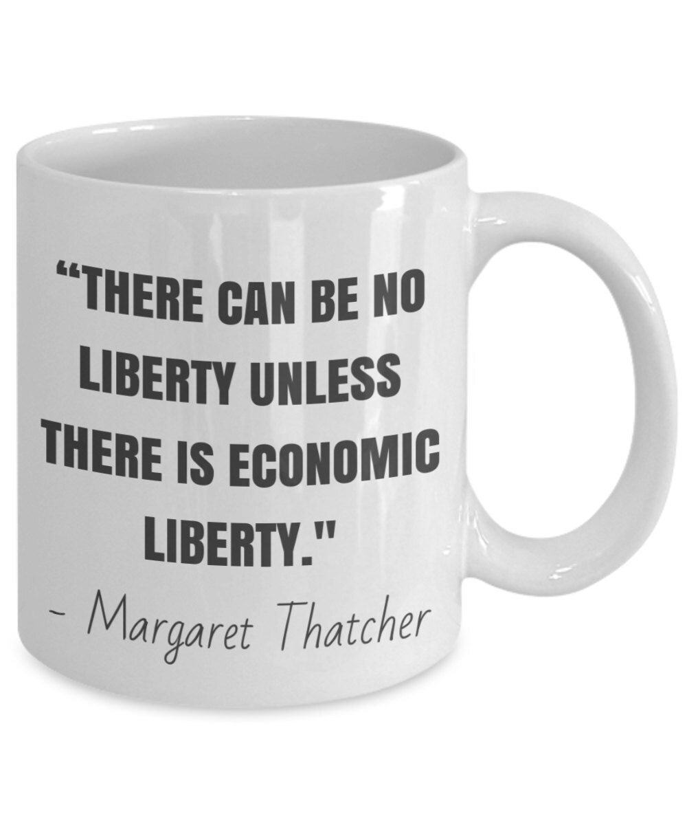 Buy Margaret Thatcher Quote Mug, Political Gift, Conservative Economist ...