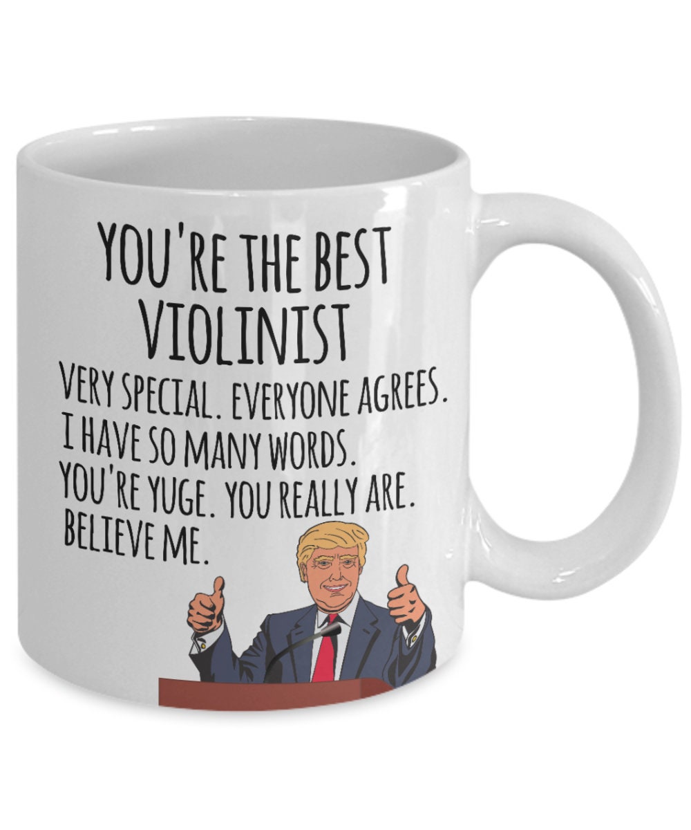 Presents for Violinists Violinist Gifts Funny Trump Gift - Etsy