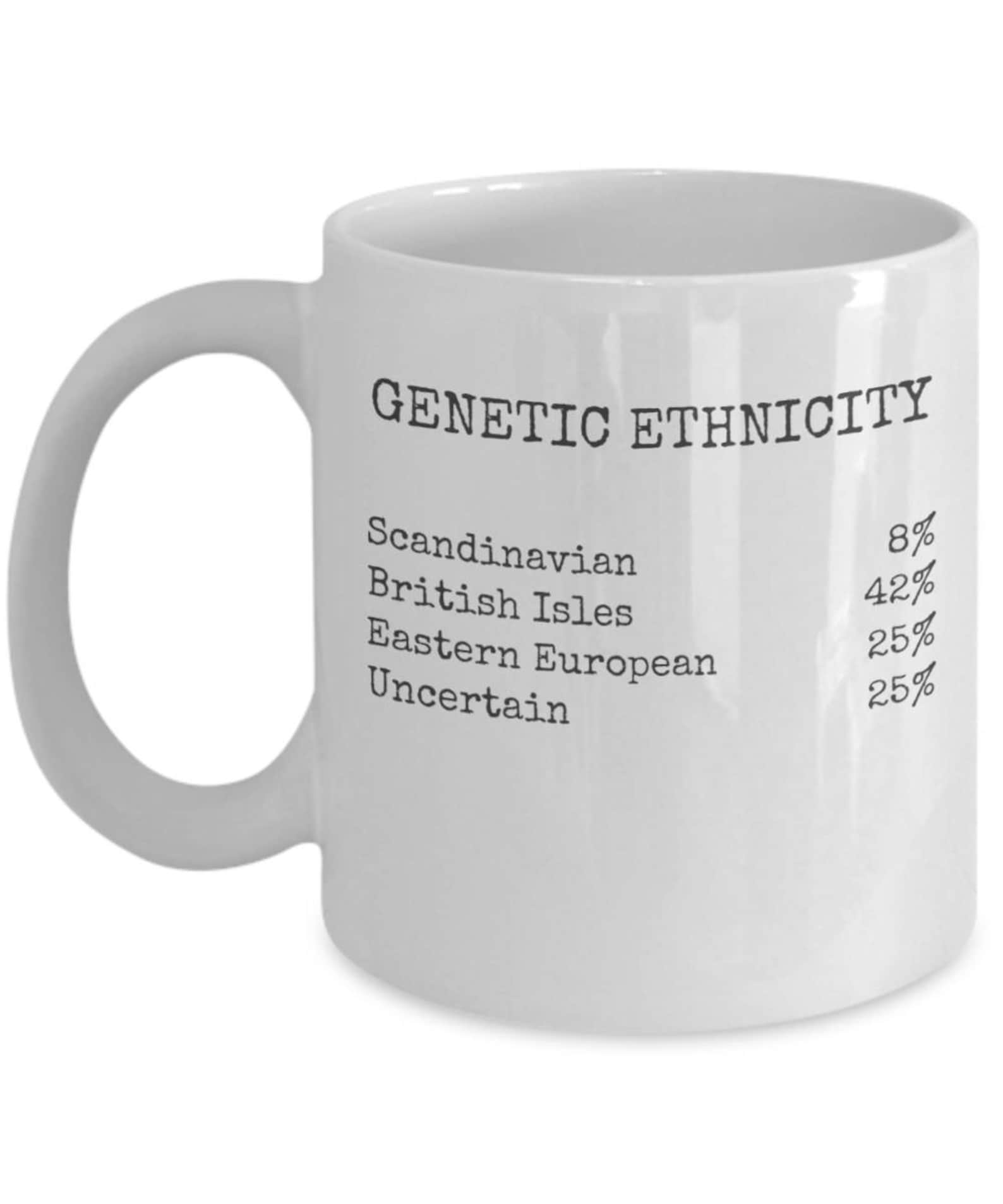 DNA Mug Genetics Mug DNA Gift Genetic Code Genetic Ethnicity Genetic ...