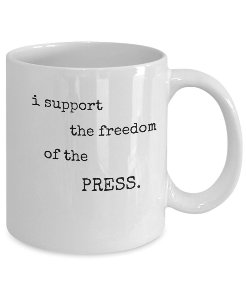 Journalist Gift, Journalism Gift, Journalist Mug, Freedom of the Press ...