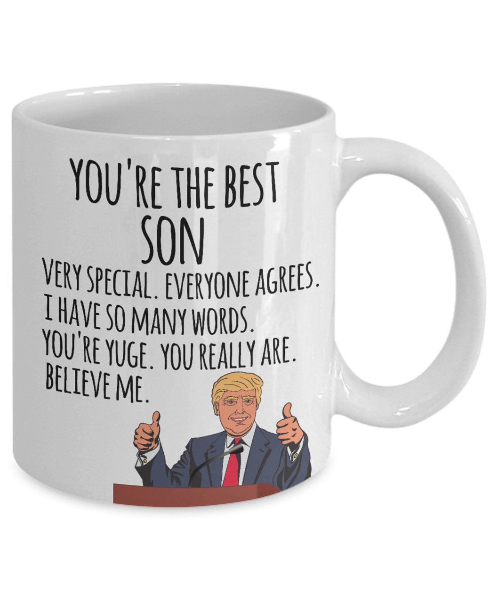 Funny Trump Son Coffee Mug President Donald Trump Themed Gag Etsy