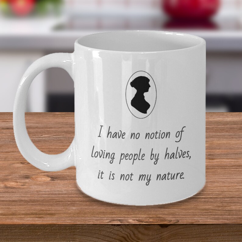 Jane Austen Quote Mug Classic Literature Mug Literary Gift - Etsy UK