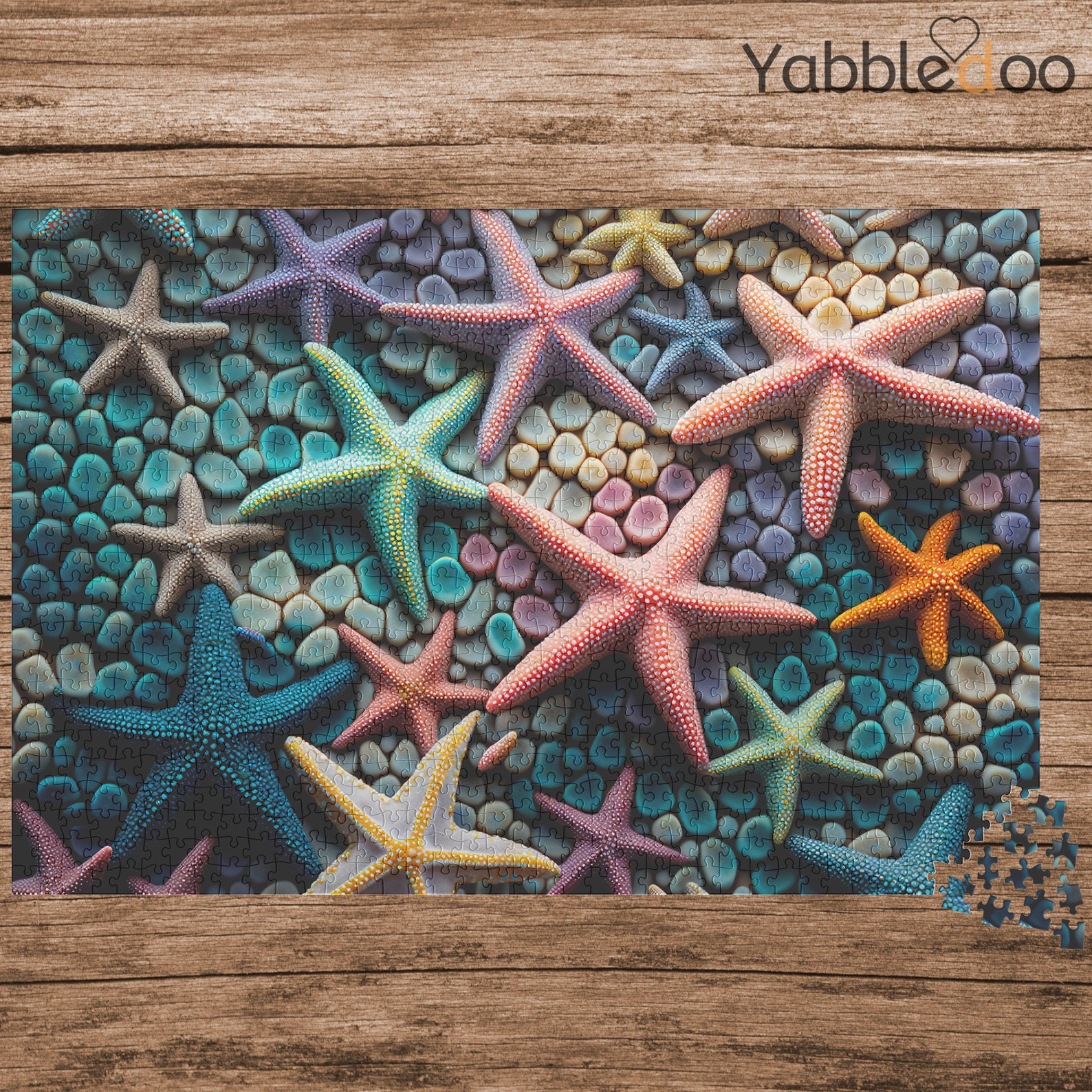 Starfish Jigsaw Puzzle for Adults, Colorful Underwater Life, Jigsaw ...