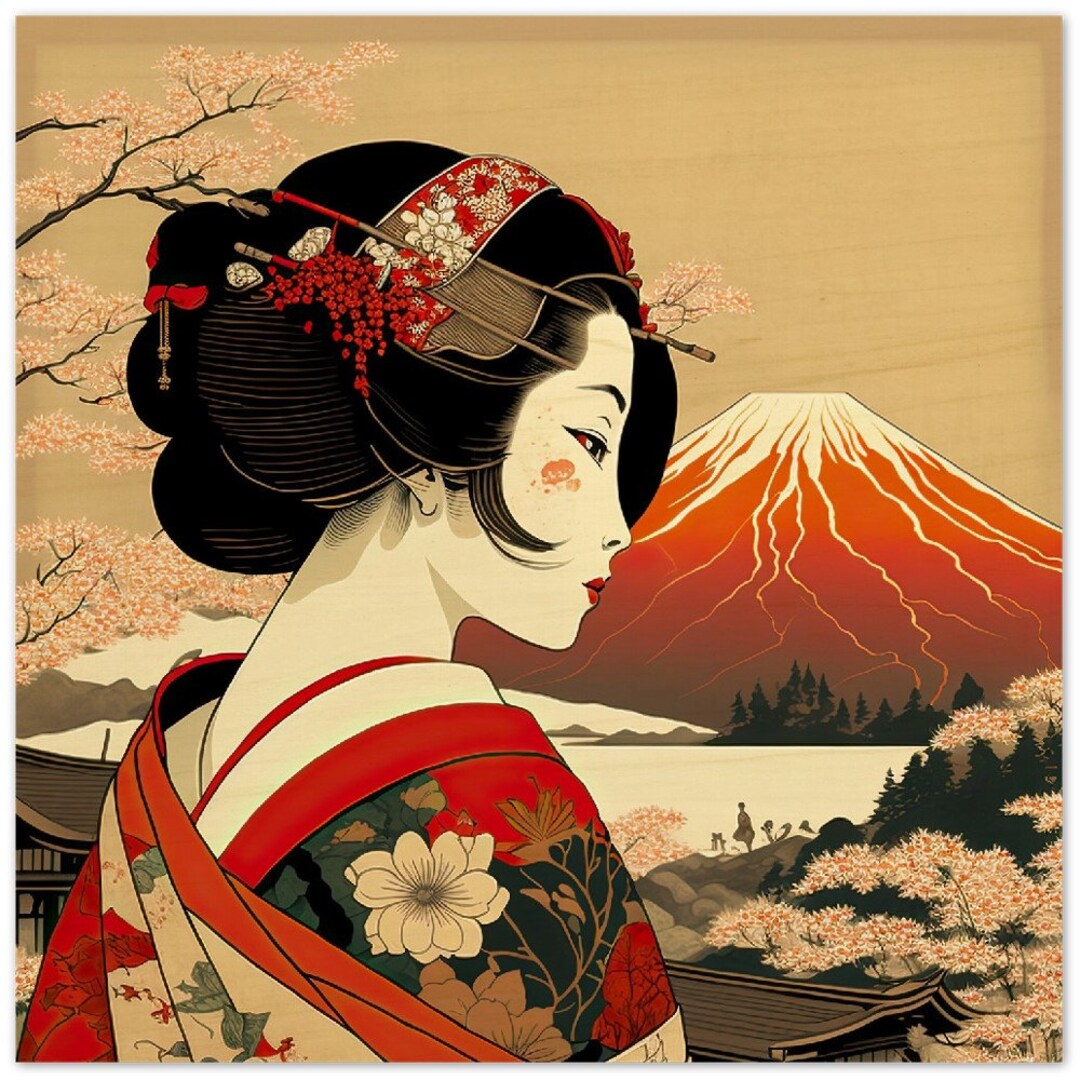 Unique AI Art in Style of Katsushika Hokusai Ukiyo-e Print - Etsy