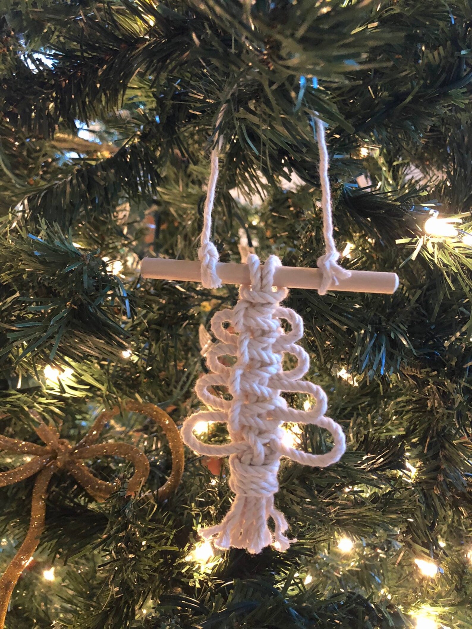 Macrame Holiday Ornament Christmas Ornament Kits PDF DIY Craft Macrame ...