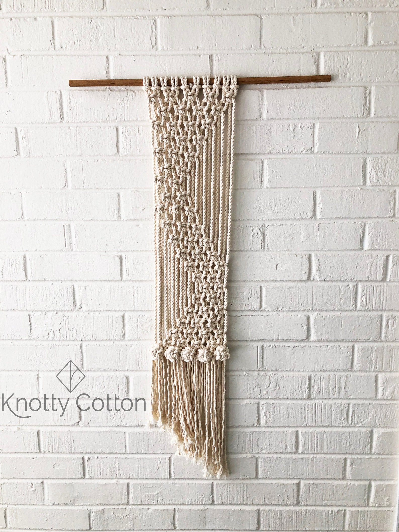 Macrame Pattern PDF, Macrame Wall Hanging DIY PDF, Macrame Art, Boho ...