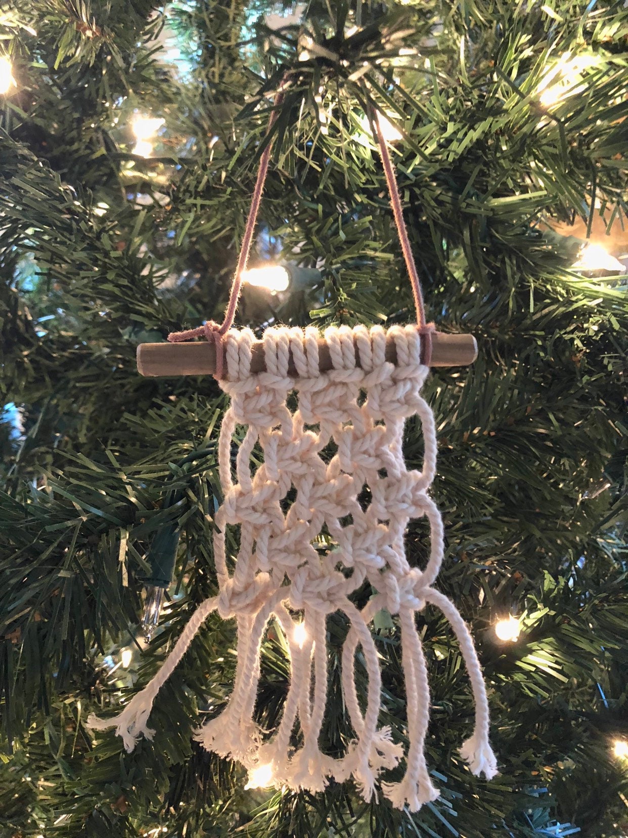 Macrame Holiday Ornament Christmas Ornament Kits PDF DIY Craft Macrame ...