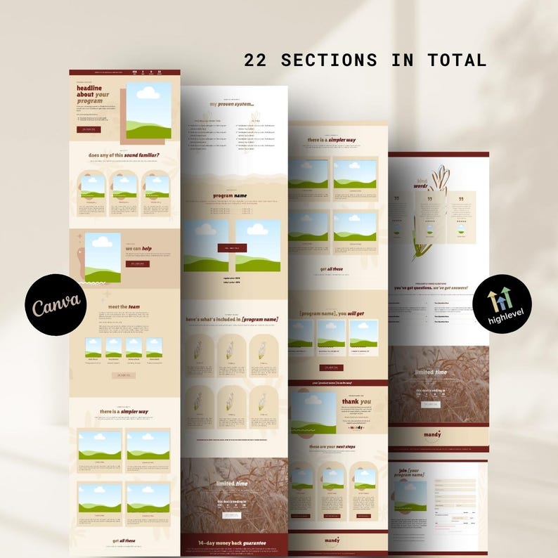 Gohighlevel Complete Sales Funnel for Coaches, Authors, Consultants ...