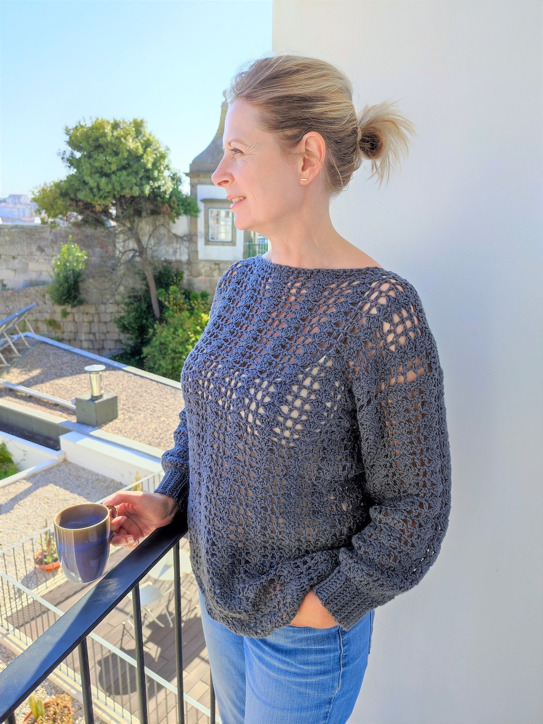 Crochet Pattern, Crochet Sweater, Crochet Lace, Sweater Pattern, Womens ...