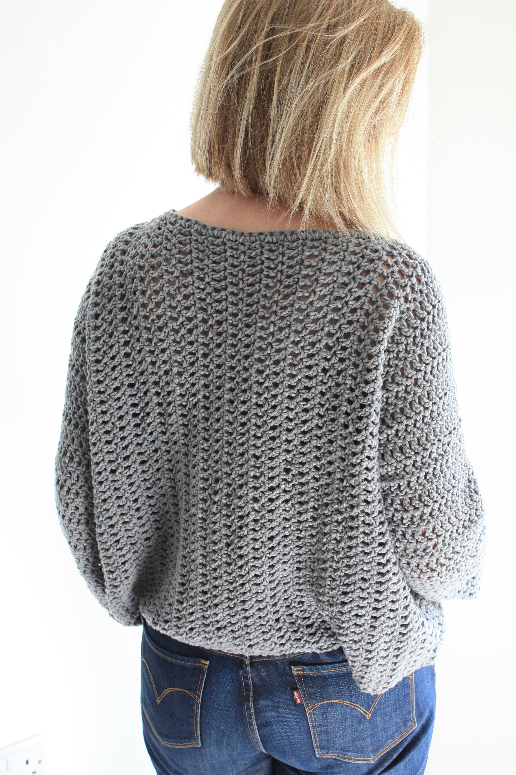 Crochet Pattern Easy Crochet Sweater Beginner Crochet | Etsy