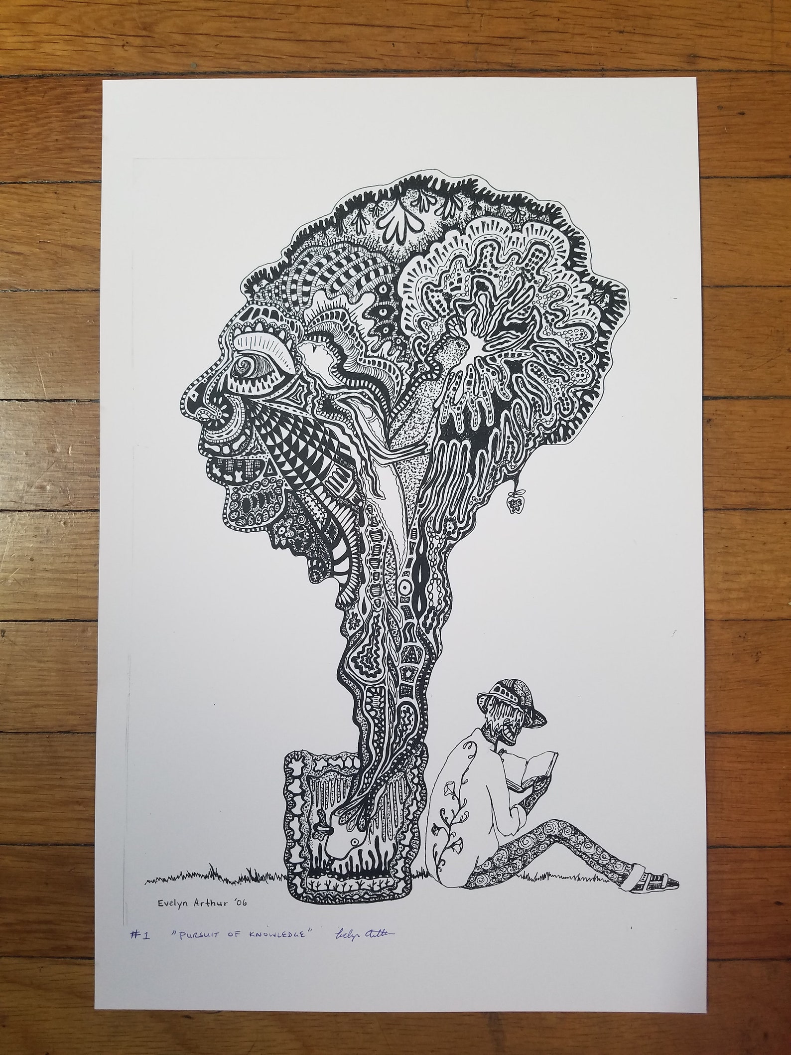 Limited Edition pursuit of Knowledge Art Print 11x17 - Etsy