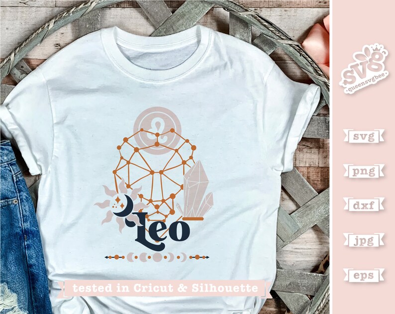 Leo SVG Zodiac Svg Zodiac Sign Svg Celestial Svg Girls - Etsy