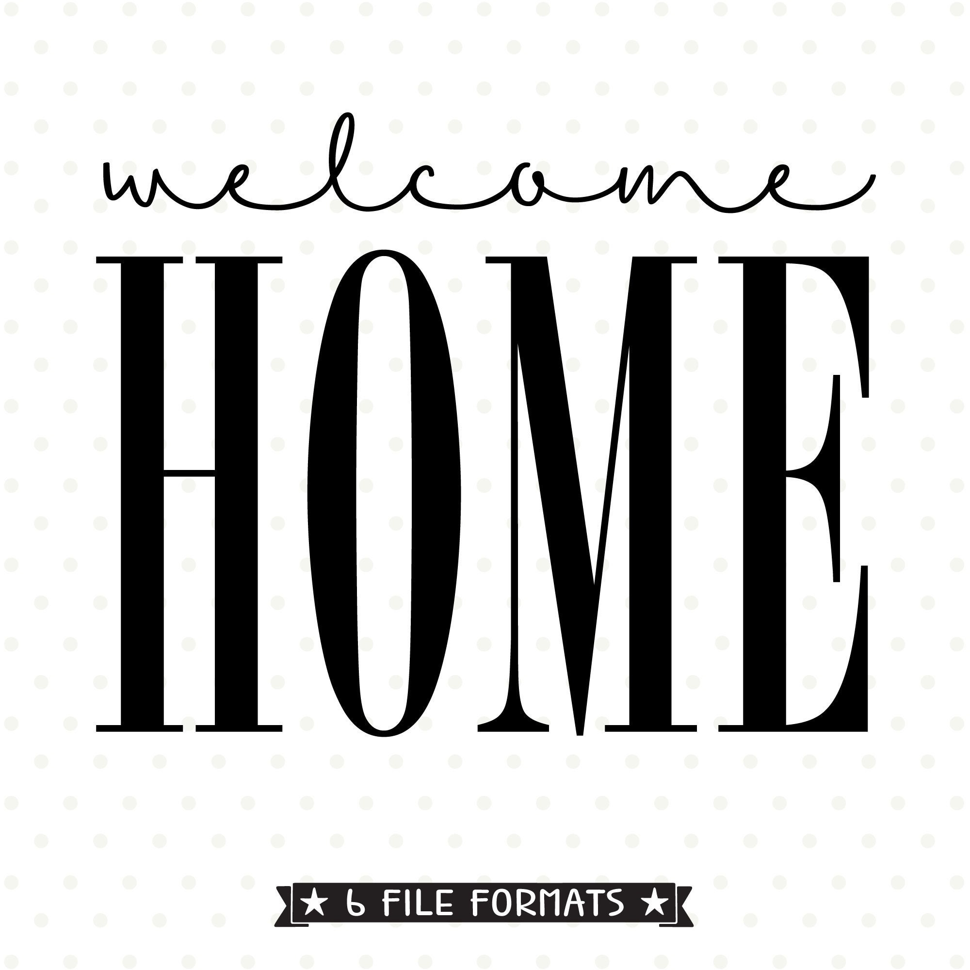 Realtor Gift Idea Welcome Home Zip Code SVG Welcome Home SVG Cut File ...