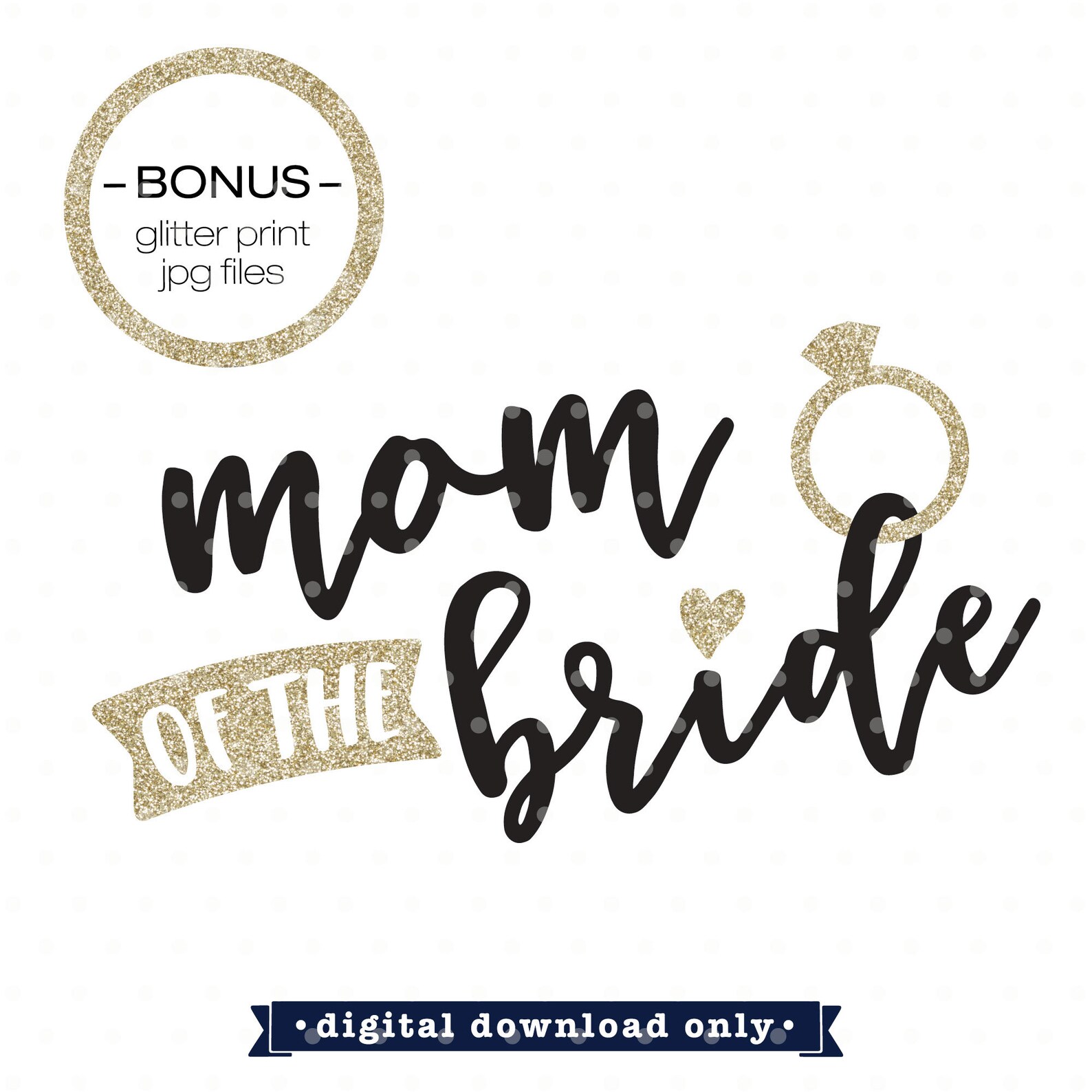 Mother of the Bride SVG File Mom of the Bride Svg Design - Etsy