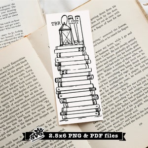 Printable Bookmarks, Library Card Bookmark, Reading Tracker Bookmark ...
