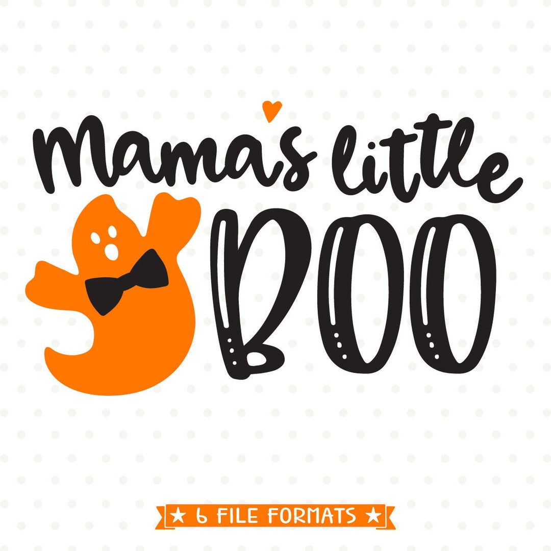 Halloween SVG, Mama's Little Boo SVG File, Halloween Shirt Iron on ...