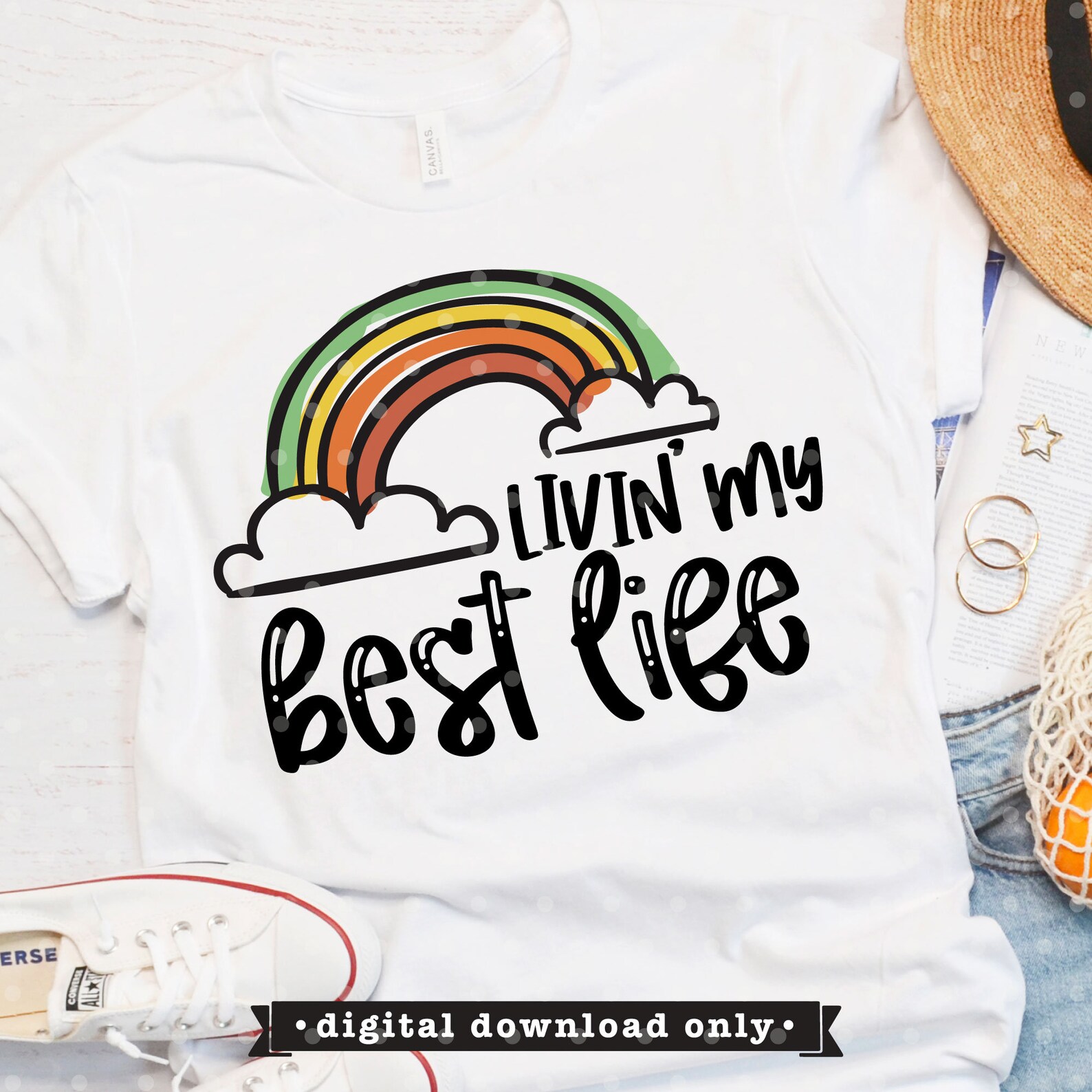 Best Life Svg, Livin My Best Life SVG File, Living My Best Life ...