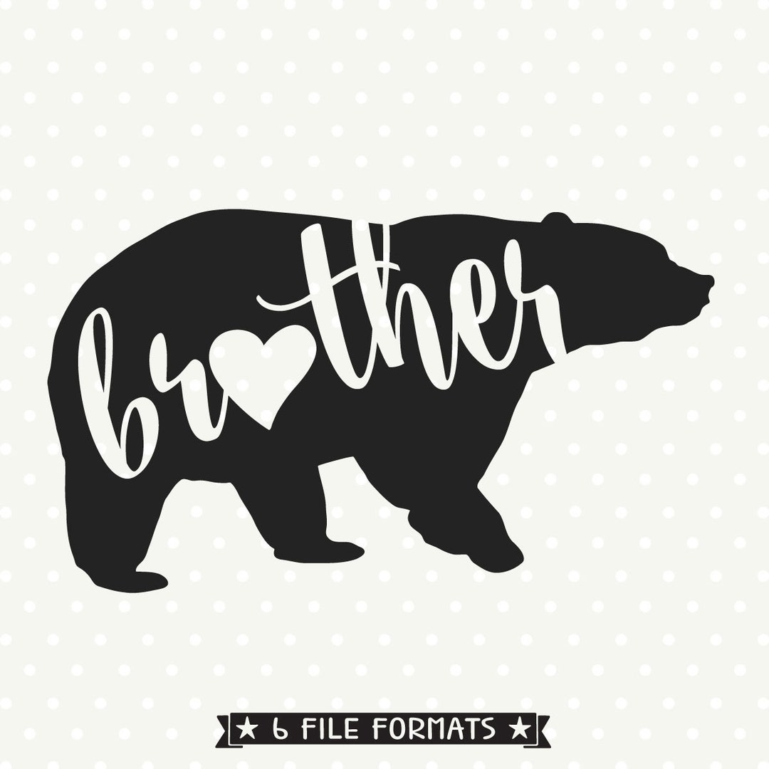 Brother Bear SVG File: Family Commercial Use (digital Download) - Etsy