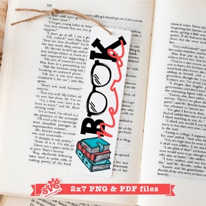 Printable Bookmarks, Funny Bookmarks, Reading Quote, Book Nerd Bookmark ...