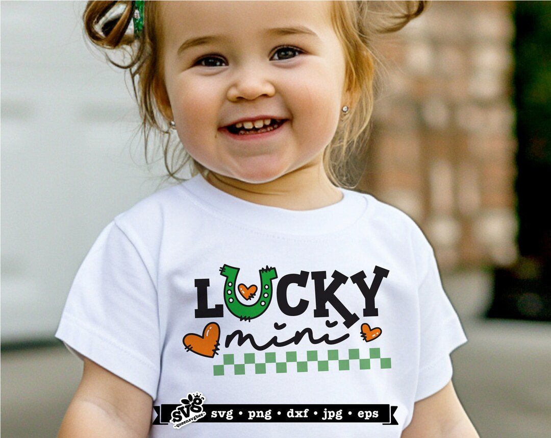 Kids St Patrick's Day SVG and PNG Files | Lucky SVG Tshirt Design for ...