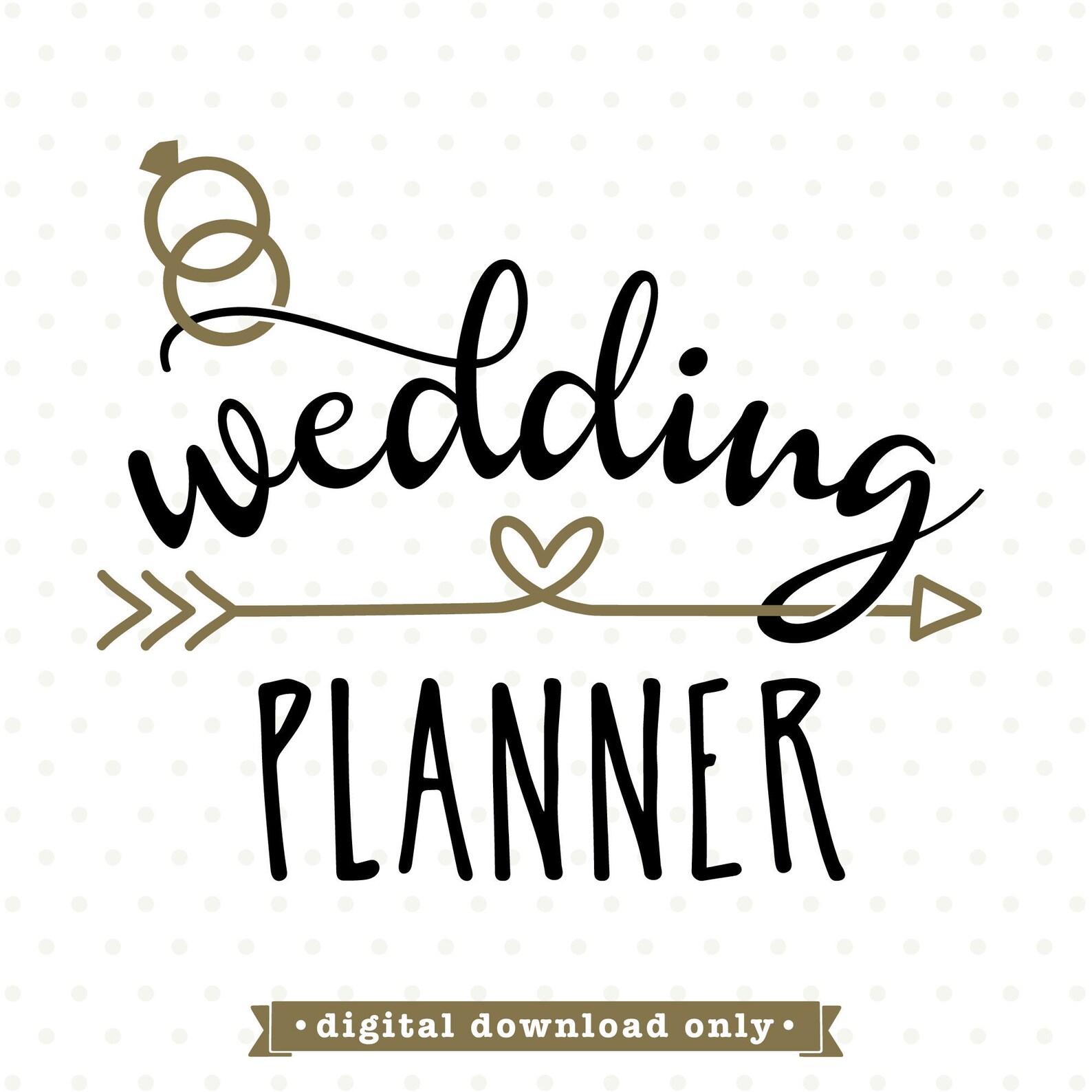 Wedding Planner SVG File Bridal Party Shirt Iron on Design - Etsy