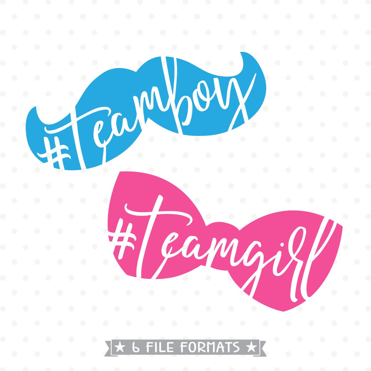 Archivo SVG de revelación de género Team Boy SVG Team Girl - Etsy México