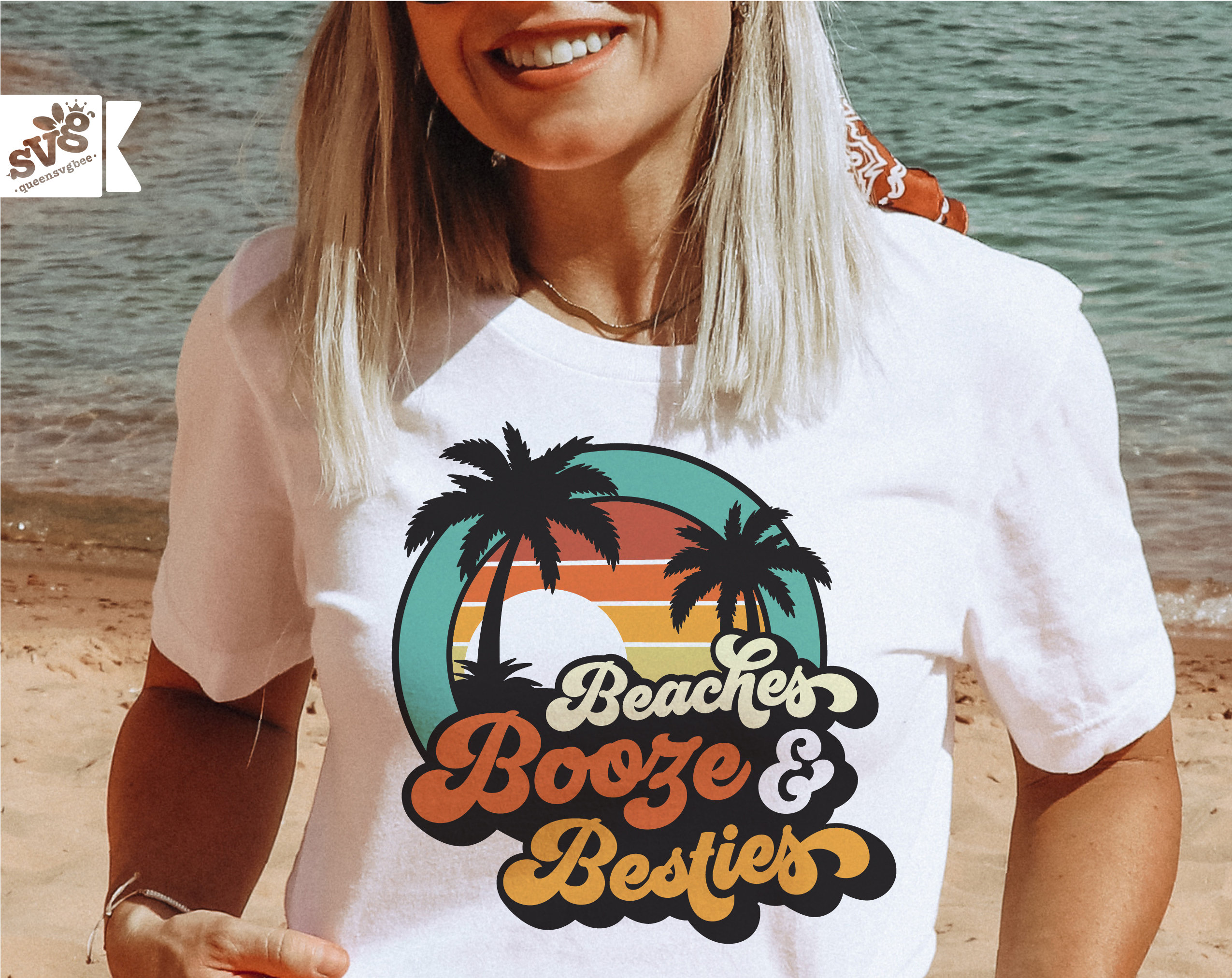 Beaches Booze Besties SVG: Girls Trip Design (digital Download) - Etsy
