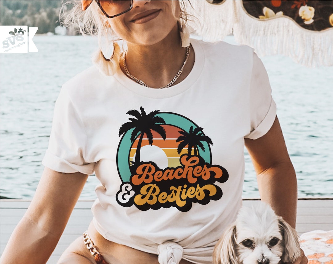 Strand SVG, Strände und Besties SVG Design, Girls Trip SVG, Retro ...