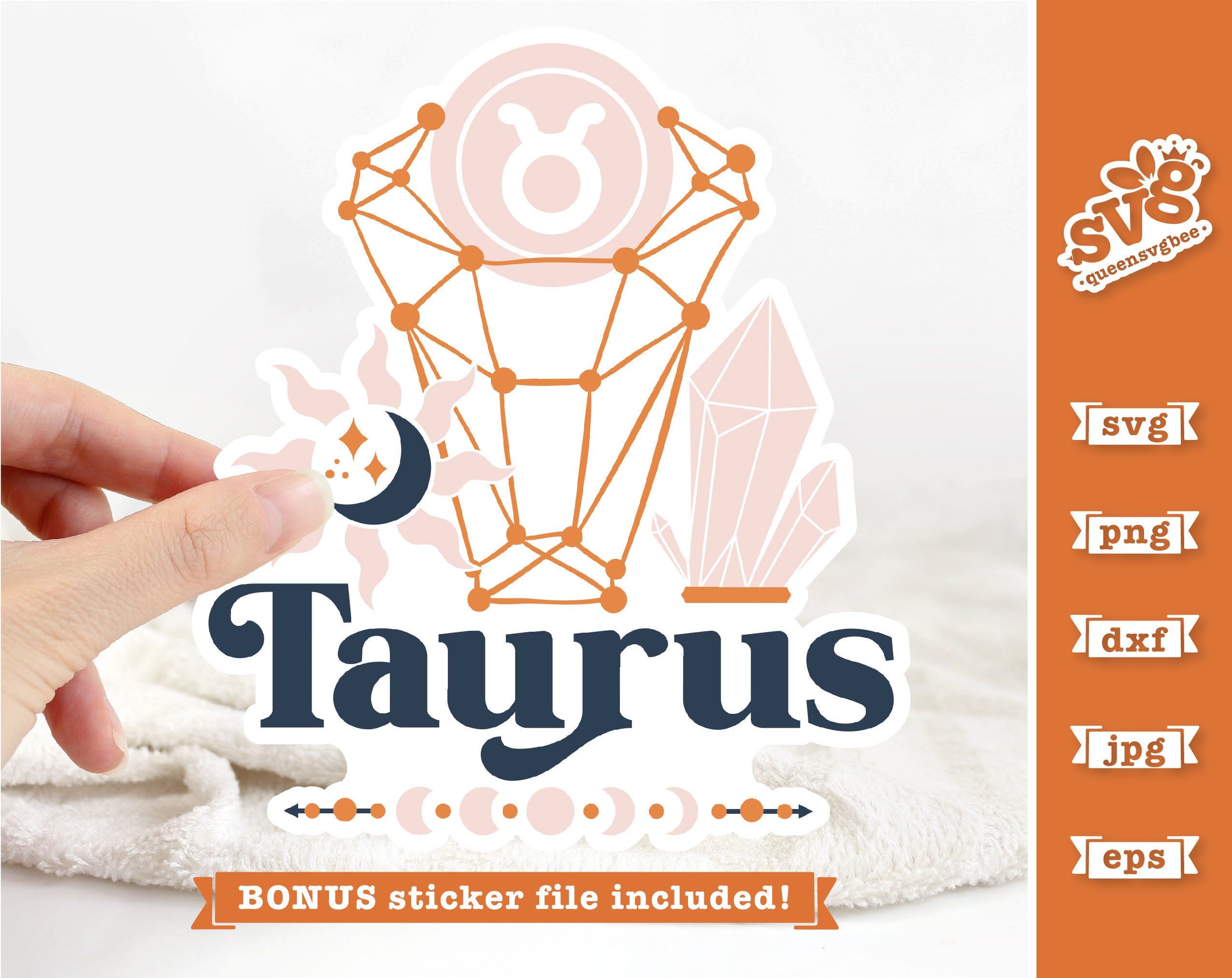Buy Taurus SVG Zodiac Svg Zodiac Sign Svg Celestial Svg Online in India ...