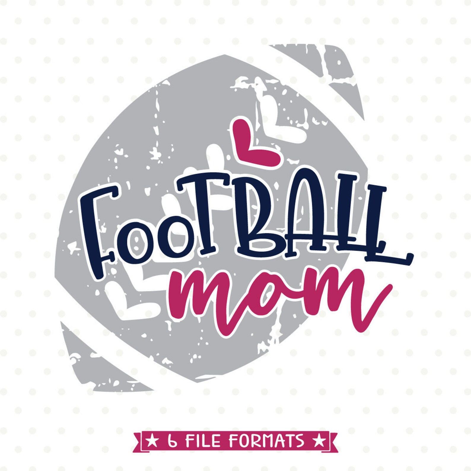 Grunge Football SVG Football Mom Svg Football Mom Shirt SVG | Etsy