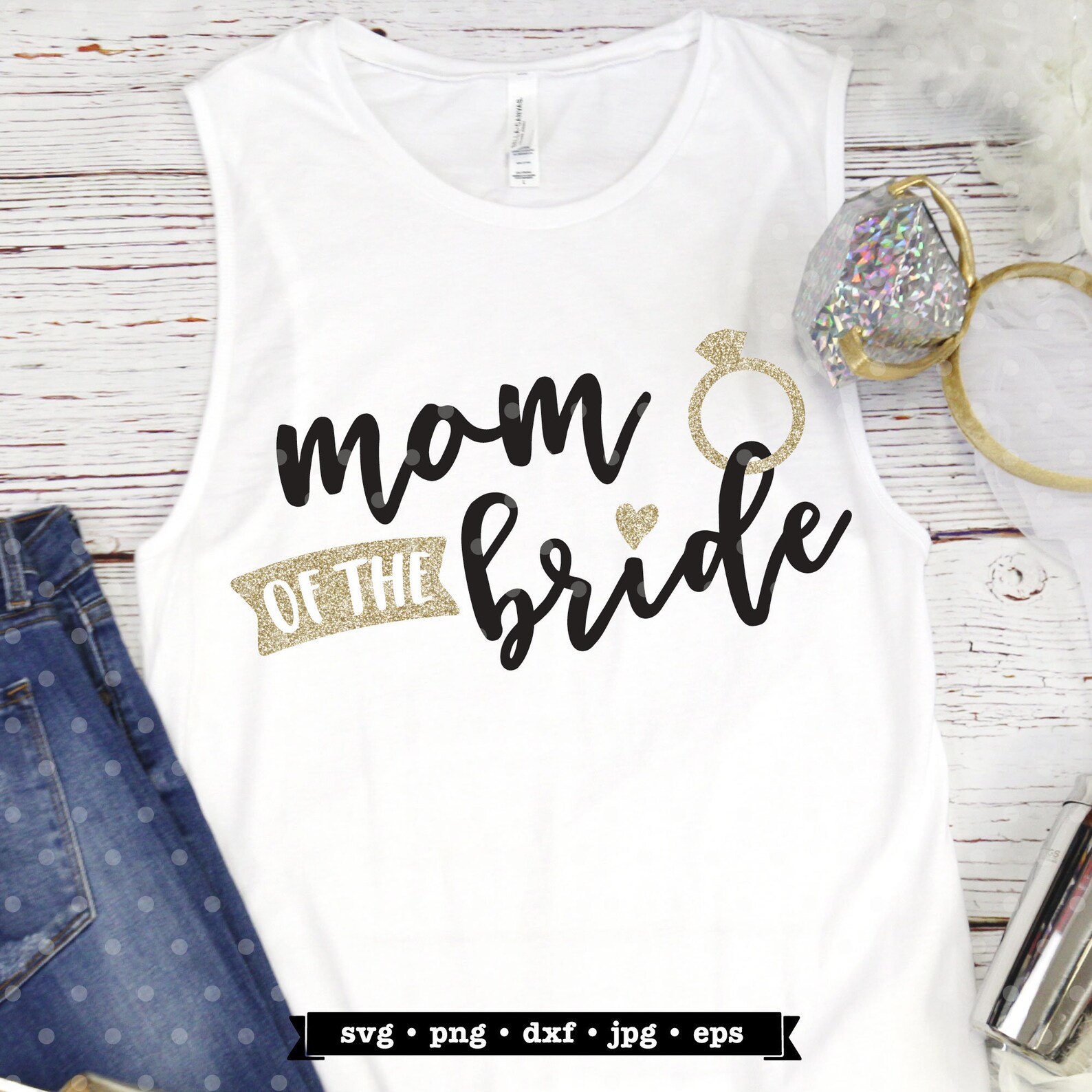 Mother of the Bride SVG File Mom of the Bride Svg Design - Etsy