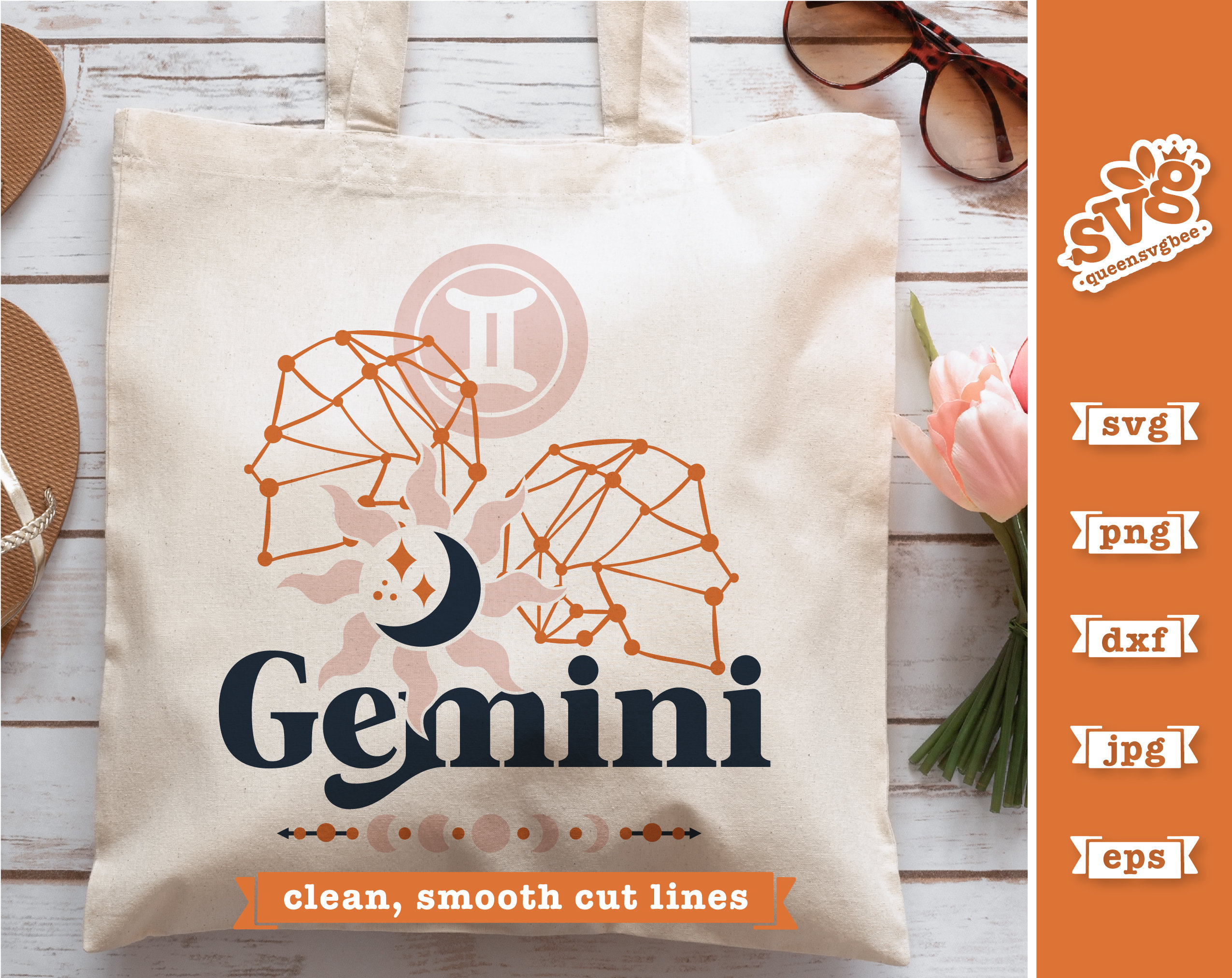 Gemini SVG Zodiac Svg Zodiac Sign Svg Celestial Svg - Etsy New Zealand