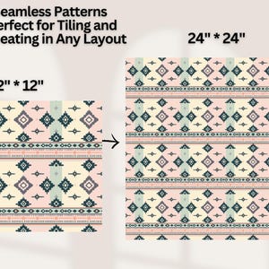Saudi Arabian Sadu Seamless Pattern, 20 PNG Tribal Textures, Middle ...