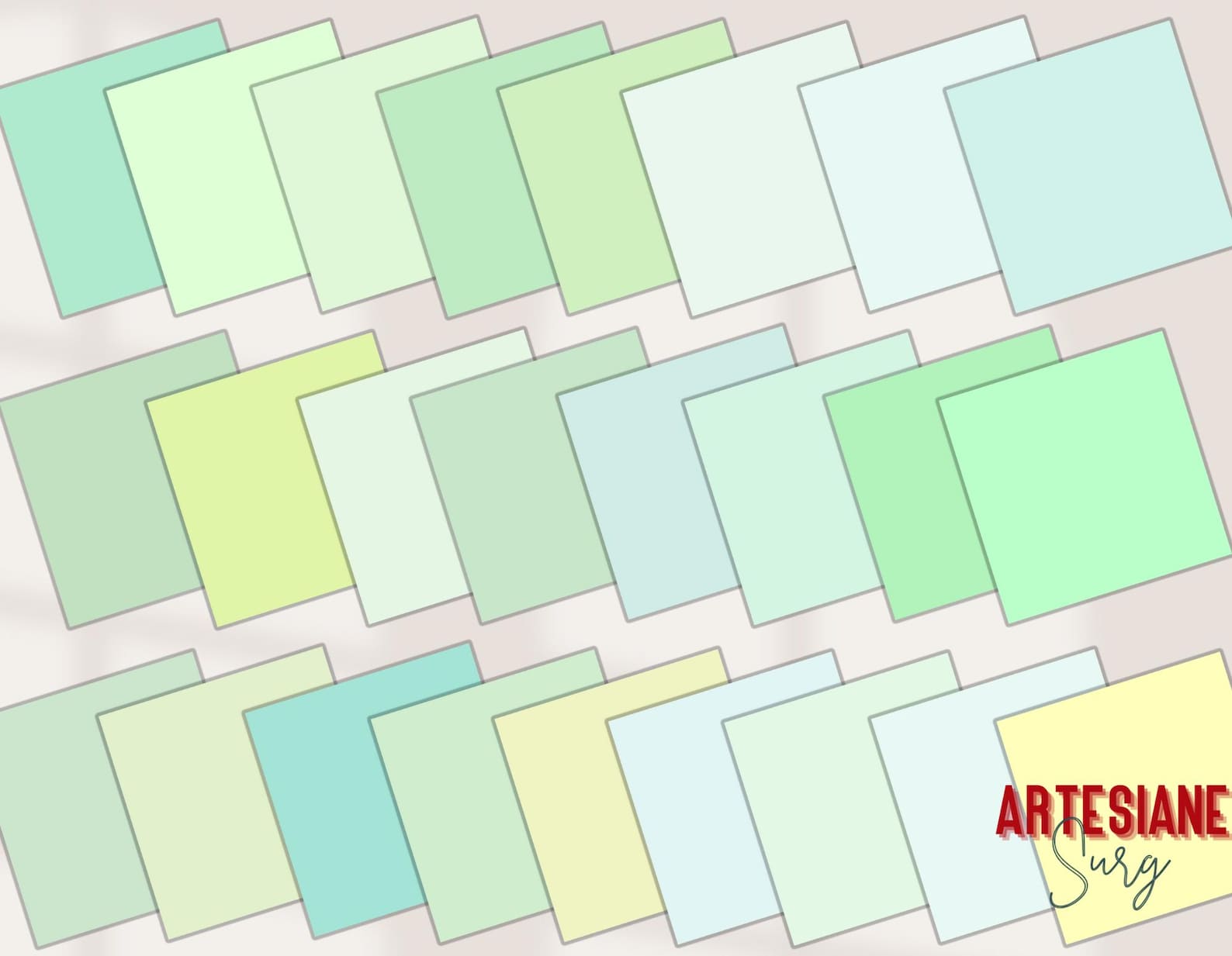 Digital Papers Shades of Pastel Colors, Pastel Digital Paper, Digital ...