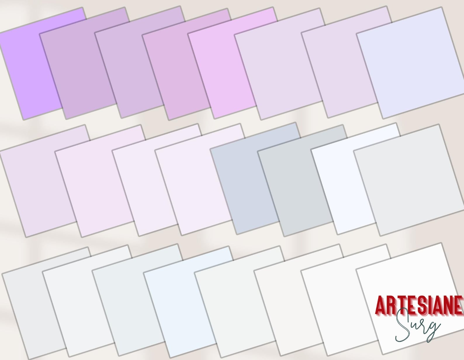 Digital Papers Shades of Pastel Colors, Pastel Digital Paper, Digital ...