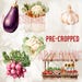 Farmers Market Clipart Bundle | Cute Fruit Clipart 41 PNG Graphics ...