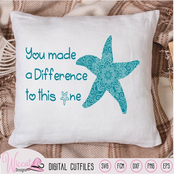 Starfish Quote - Etsy